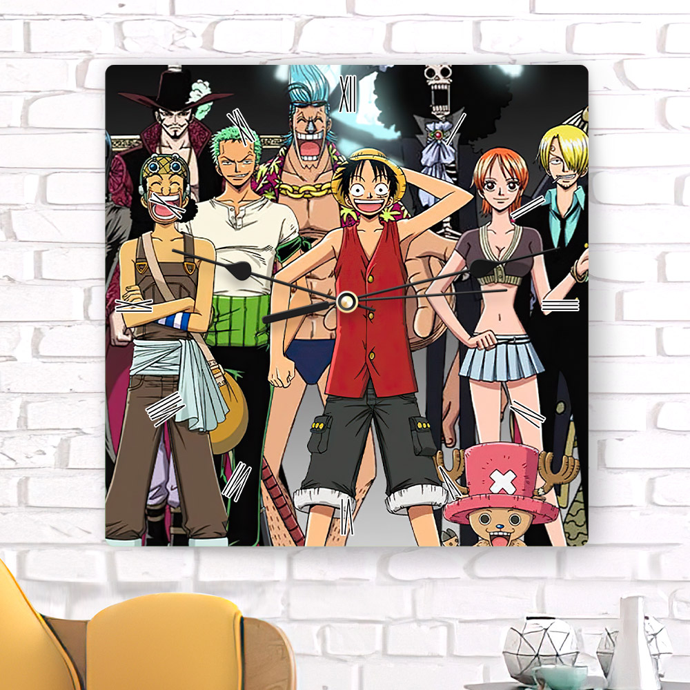 One Piece Merch Wall Clock Home Decor Wall Clock Gifts for One Piece ...