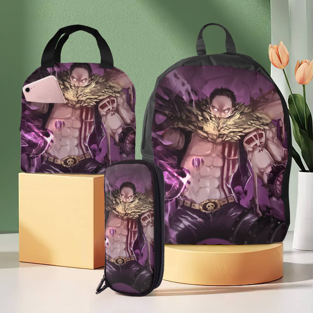 One Piece 3PCs Backpack Set | one-piece-merch.shop