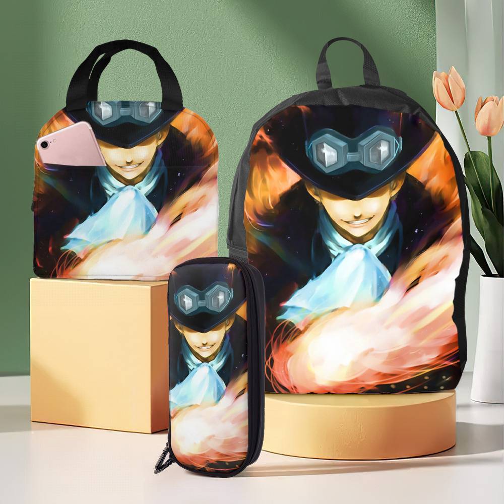 One Piece 3PCs Backpack Set | one-piece-merch.shop