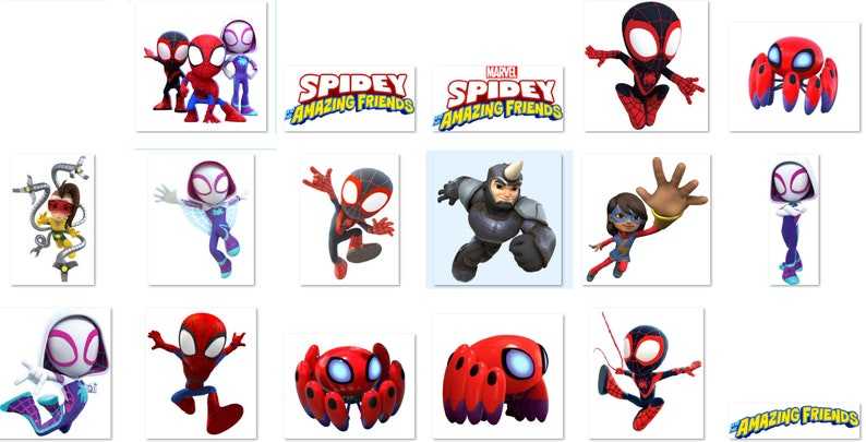 Spidey and His Amazing Friends Svg Perfect for Crafting And Design ...