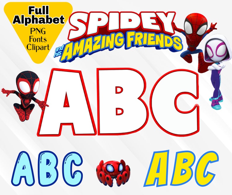 Spidey and His Amazing Friends Svg Perfect for Crafting And Design ...