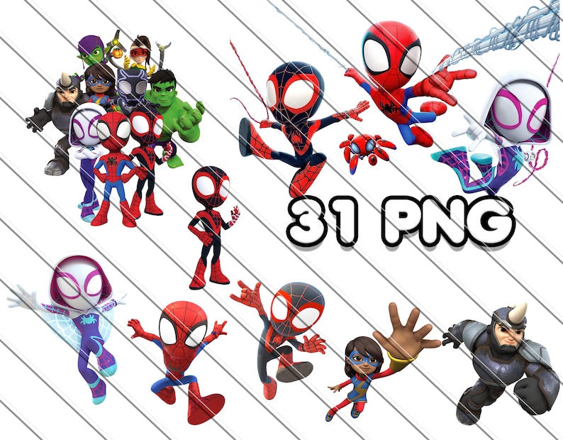 Spidey and His Amazing Friends Svg Perfect for Crafting And Design ...