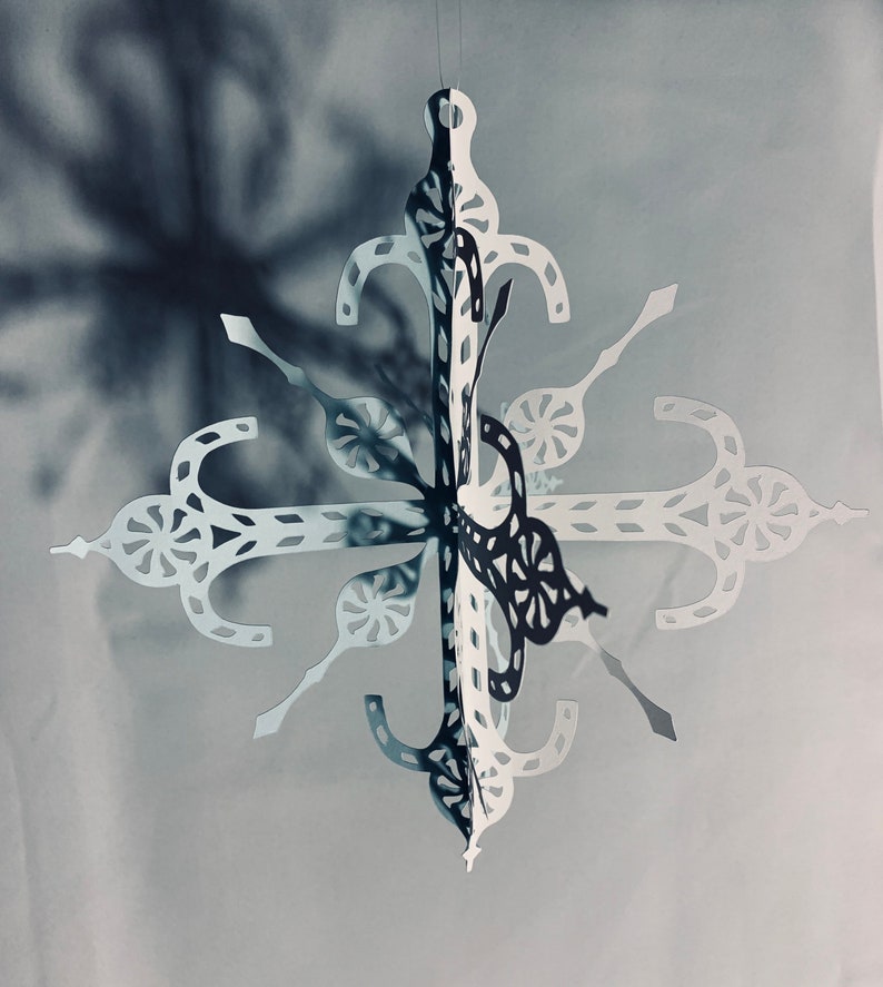 Fancy Snowflake Svg, Snowflakes Set of 5 Basic Snowflake Svg And PDF ...