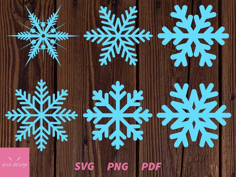 Snowflake Svg, Snowflake Cut Files For Cricut And Silhoutte ...