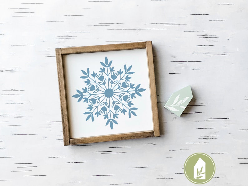 Fancy Snowflake Svg, Scandinavian Snowflake Svg Farmhouse Christmas ...