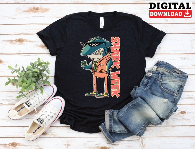 Funny Shark Week Shark Png Svg File High Quality Perfect for your ...