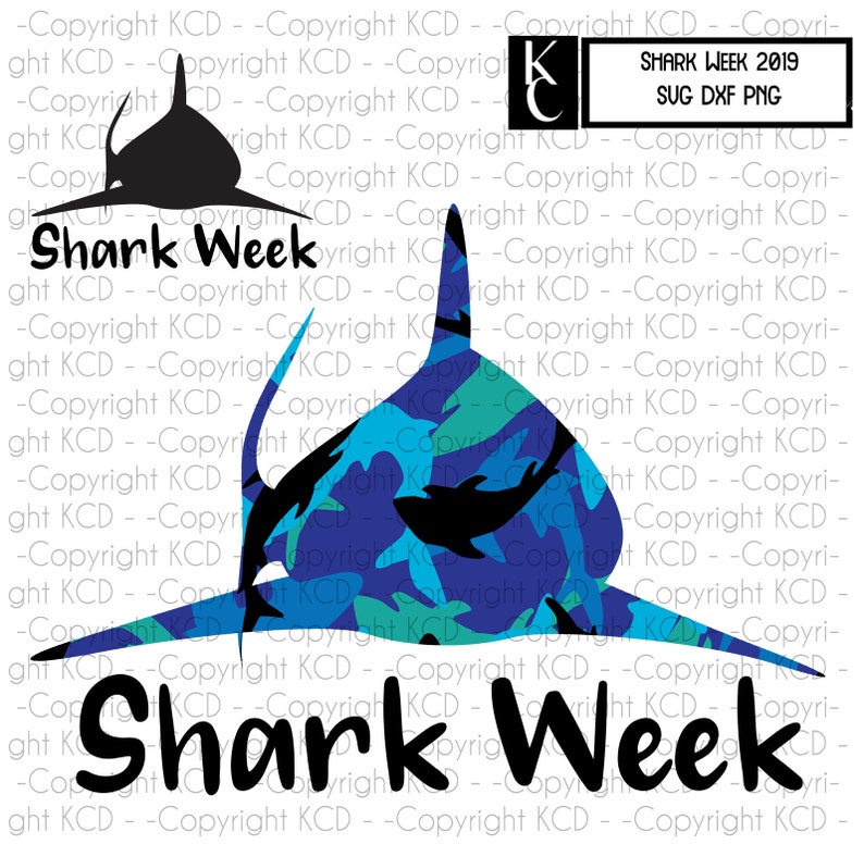 Shark Week Sublimation SVG High Quality Perfect for your Design ...