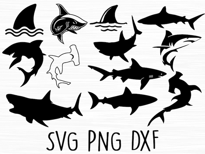 Download Shark Silhouette Svg Designs For Your Craft Projects ...