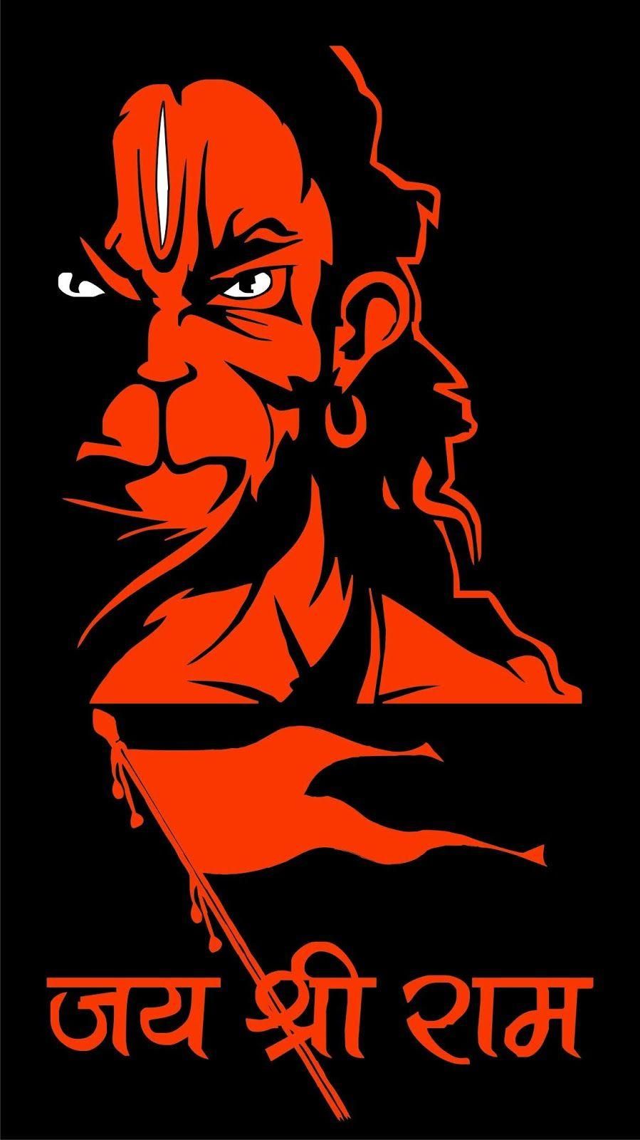 iPhone Hanuman Wallpaper Lord Hanuman Wallpaper For iPhone Angry Hanuman Half Face iPhone Hd Wallpaper 1080P iphonehanumanwallpaper.in