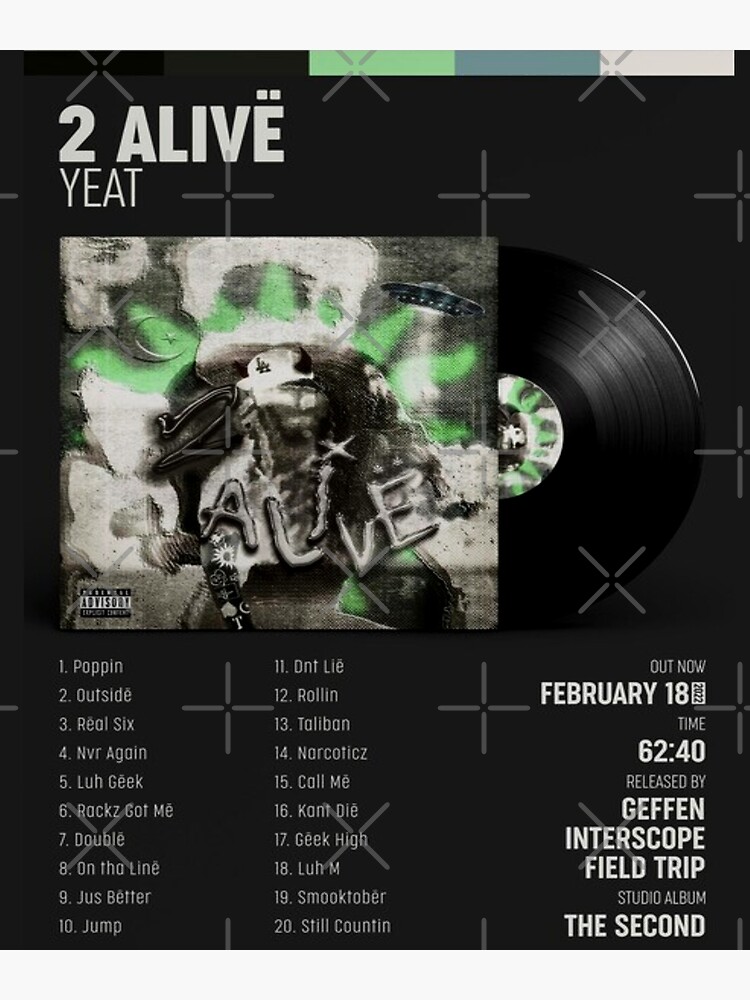 Yeat Poster HQ yeat 2 alive Poster | yeatmerch.com