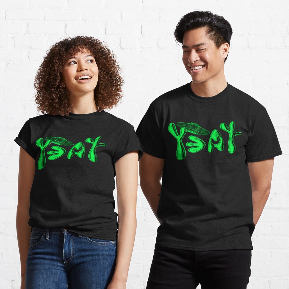 Yeat Y-shirt Logo Classic T-Shirt Yeat T-shirt Green Logo | yeatmerch.com
