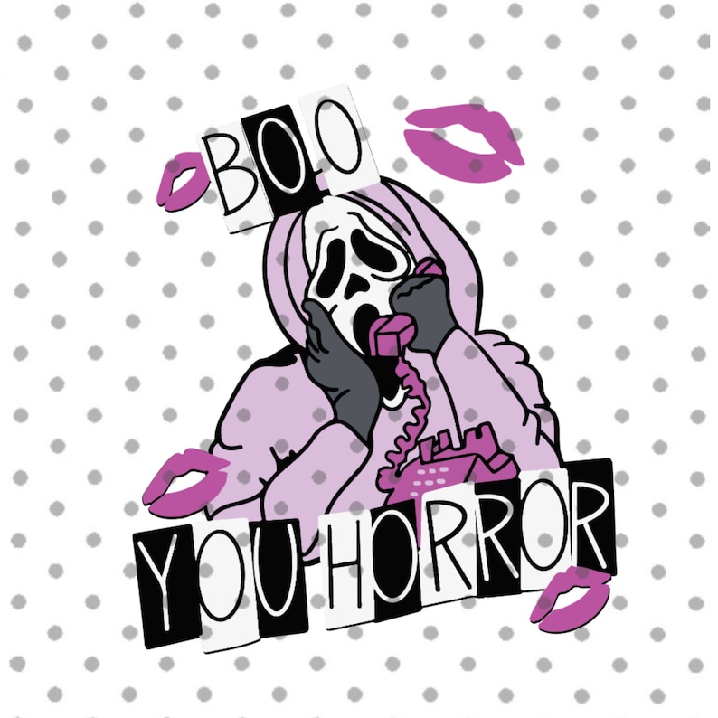 Ghostface SVG- Scream Svg - Boo You Whore SVG | screamsvg.com