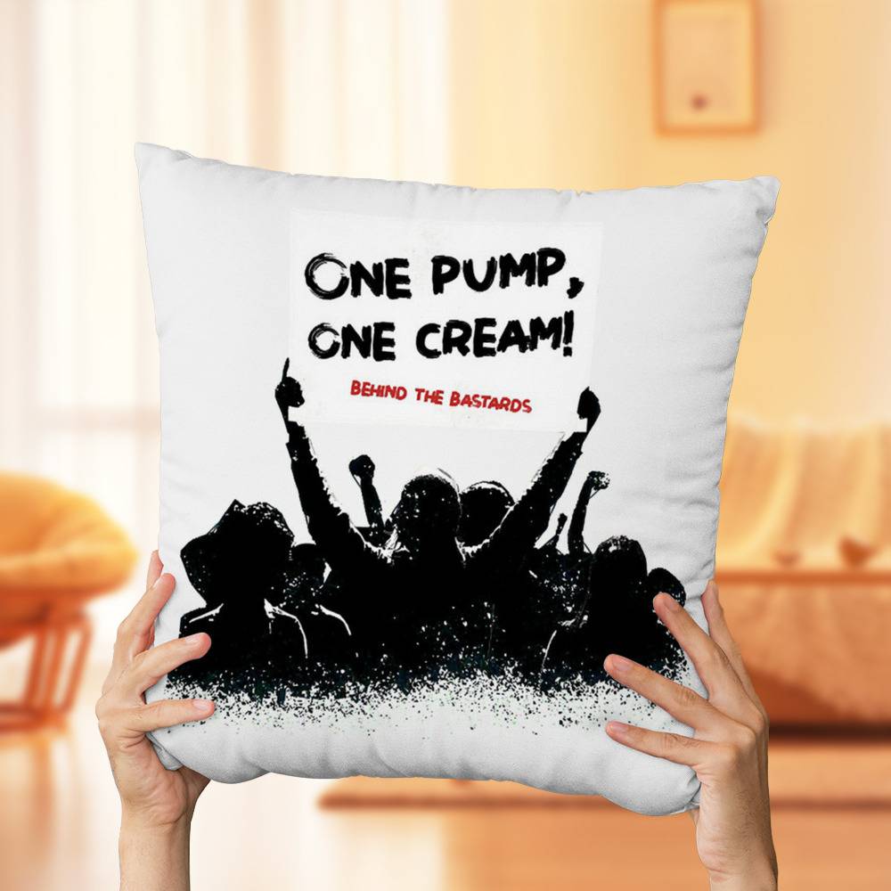 Behind the Bastards Pillow | behindthebastardsmerch.com