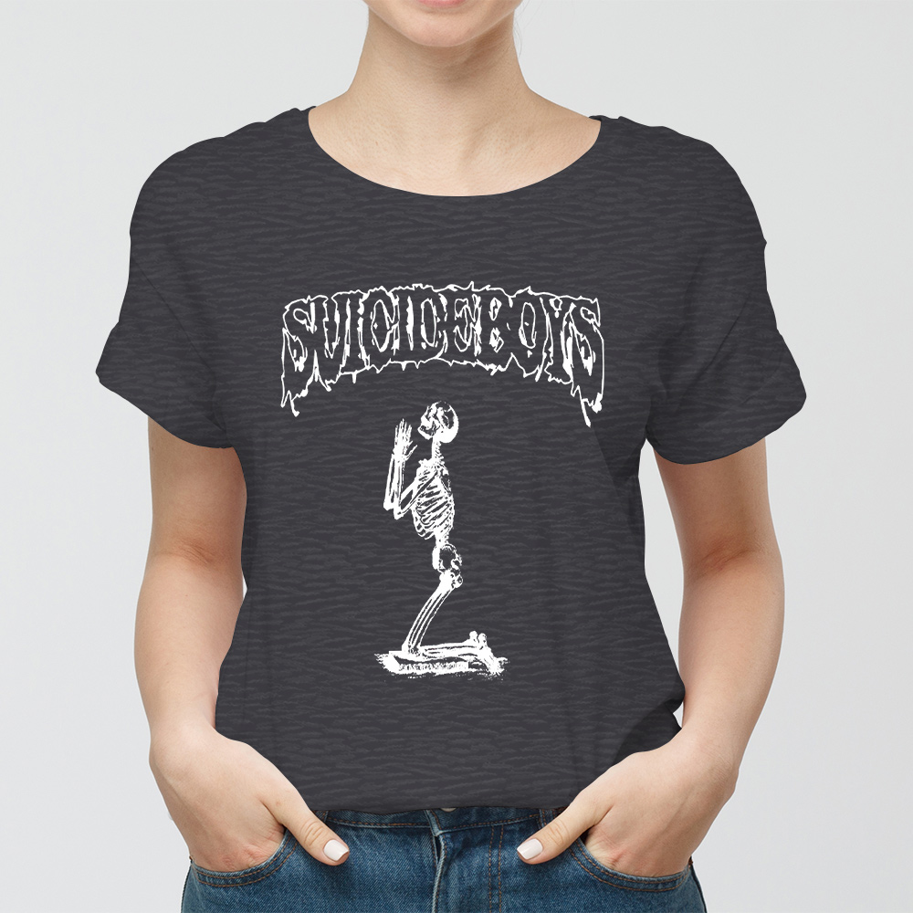 Vintage 90s Suicideboys Skeleton Tee Shirt Dark Chocolate Skeleton ...