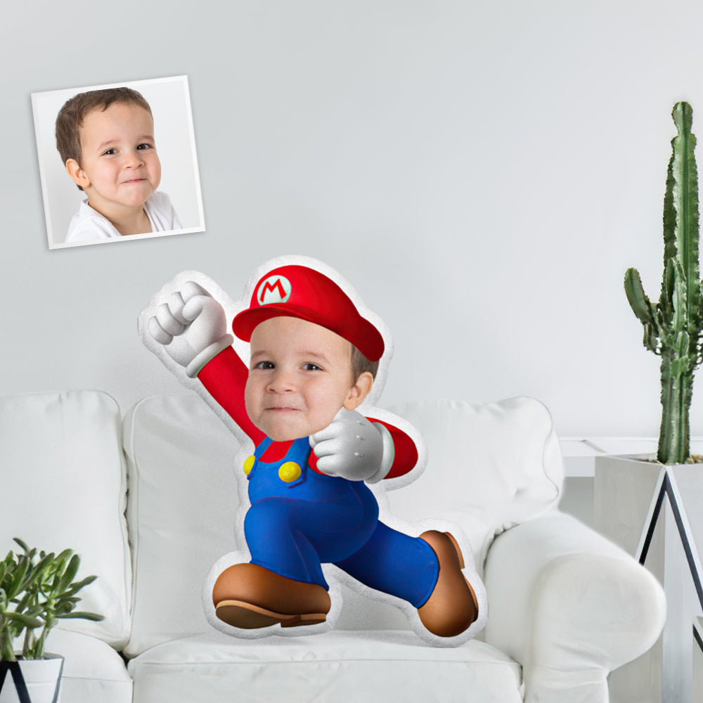 Custom Face Photo Minime Dolls Unique Personalized Confident Mario ...