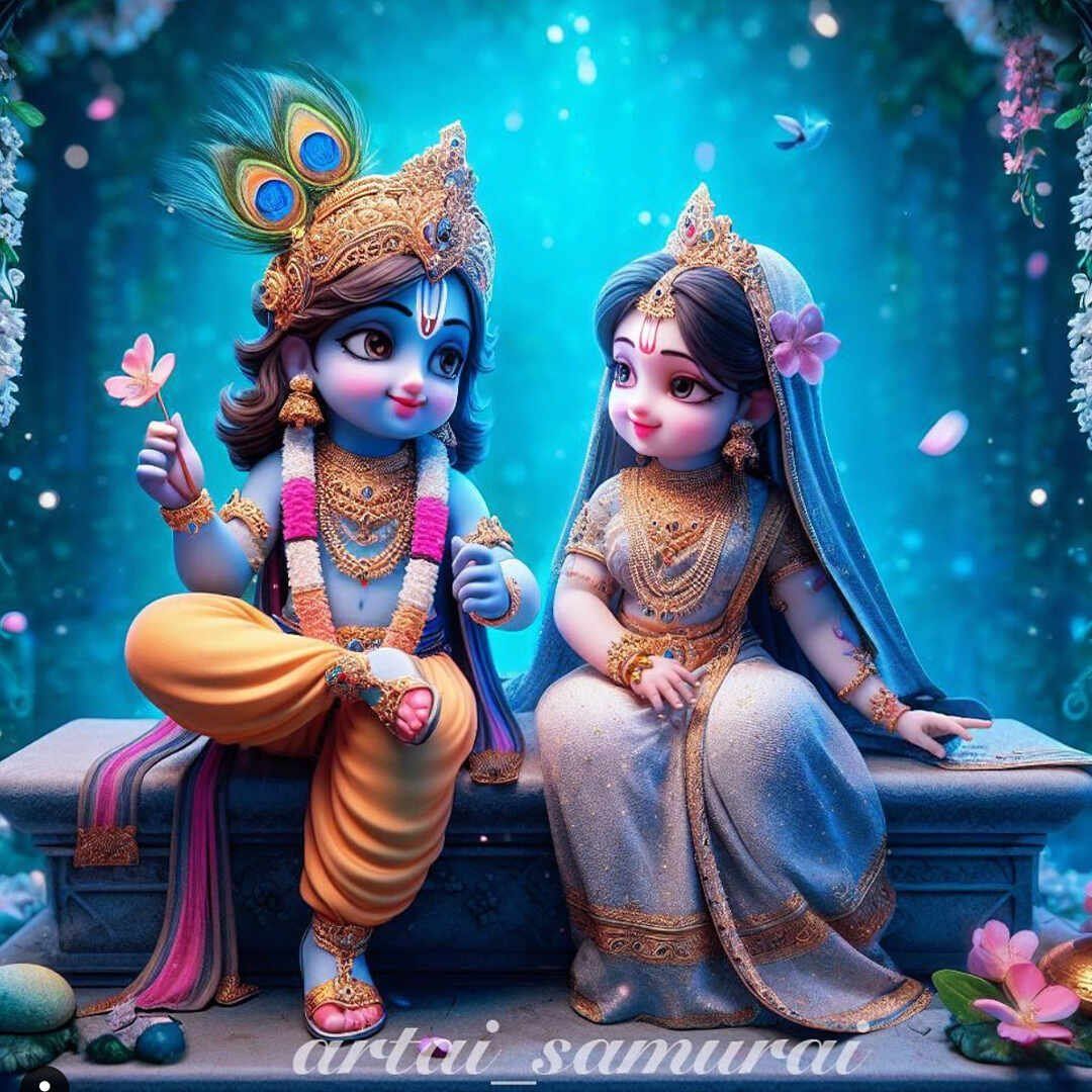 Cute Little Radha Krishna Images 78