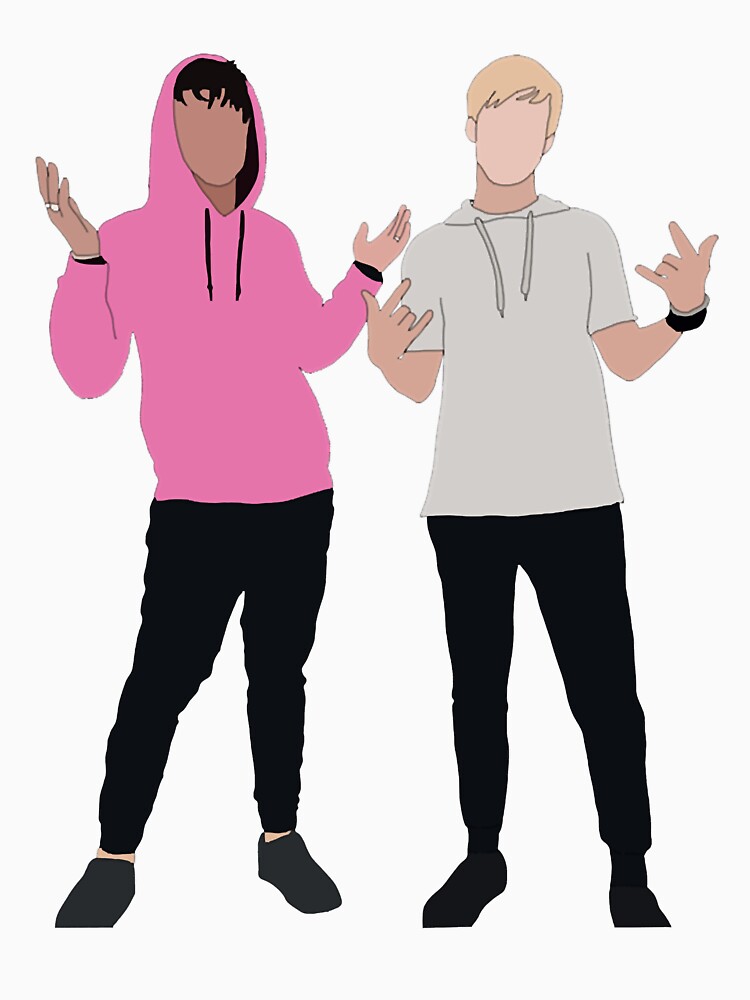 Stylish, Comfortable Sam and Colby Cartoon Hoodie, Hoodie Gift ...
