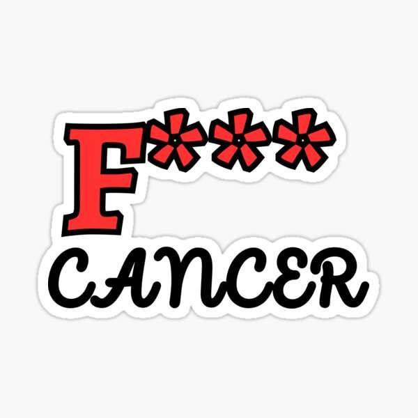 This F*** Cancer - A tribute to Colby Brock Sticker Is High Quality And ...