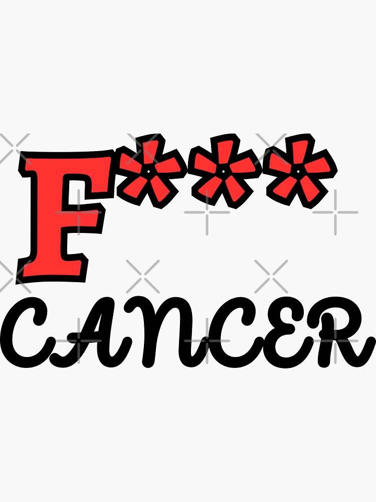 This F*** Cancer - A tribute to Colby Brock Sticker Is High Quality And ...