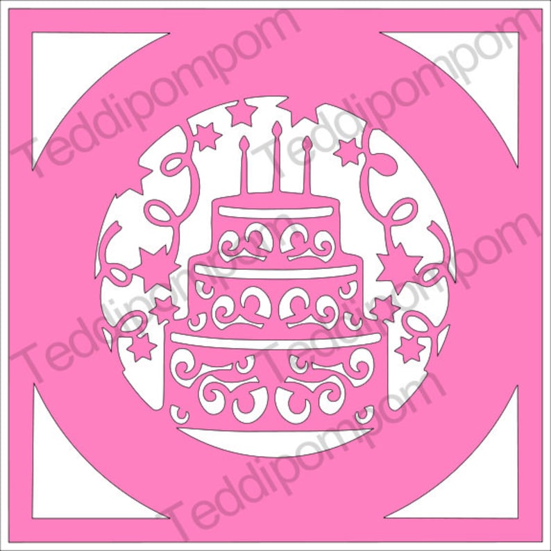 Happy Birthday Svg Card, Birthday Svg Happy Birthday Svg Birthday Cake ...