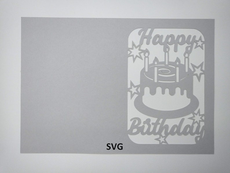 Happy Birthday Svg Card, Birthday Cake Card | happybirthdaysvg.com