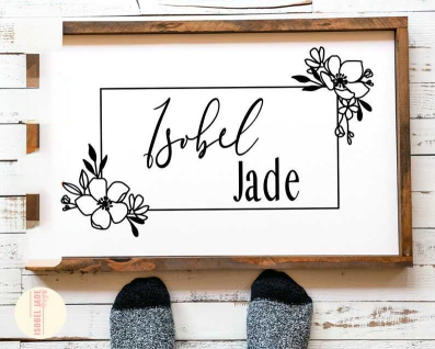 Free Simple Flower Spray Svg Design, Floral Border Svg File For Cricut ...