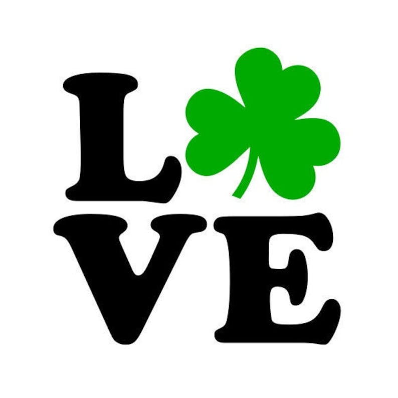 St Patricks Day Svg, St Patricks Day SVG - Love Shamrock SVG - Lucky ...