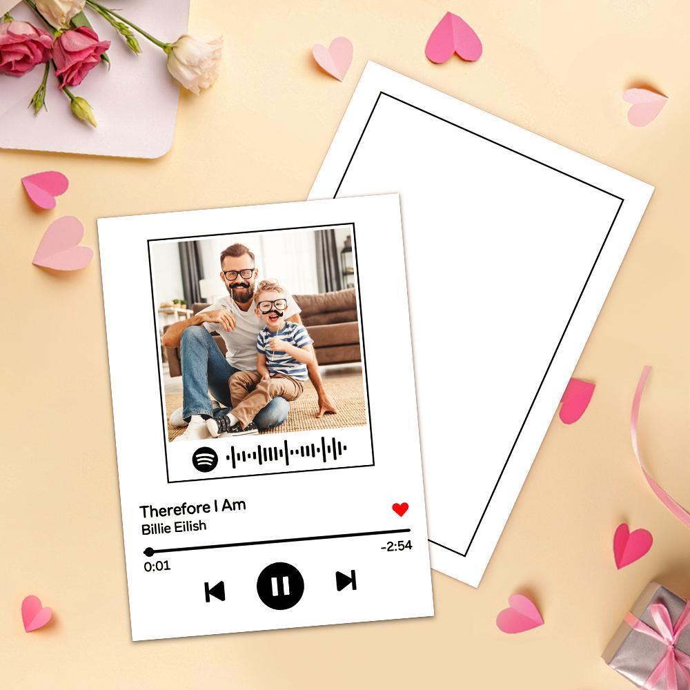 Custom Spotify Code Music Cards With Your Photo | Spotify Bicchiere ...