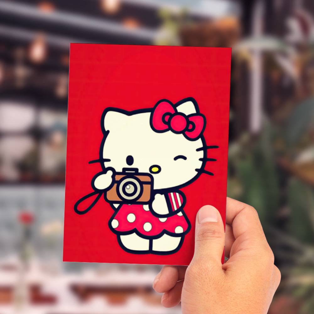 Hello Kitty Greeting Card Classic Celebrity Greeting Card ...