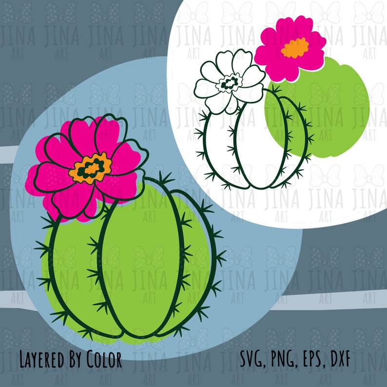 Cactus Flower Bundle SVG Creativity and Fun Digital Download ...