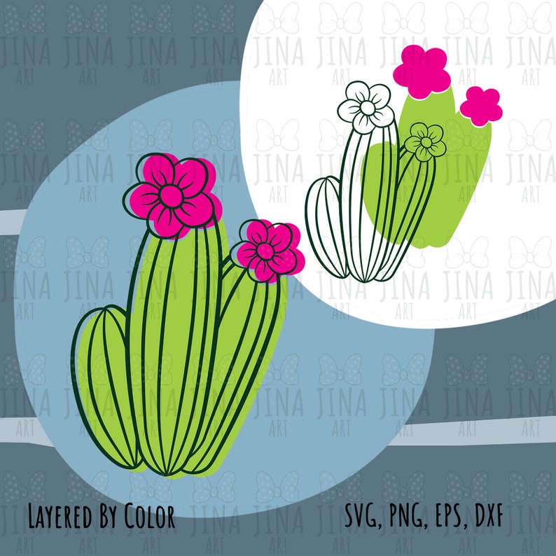 Cactus Flower Bundle SVG Creativity and Fun Digital Download ...