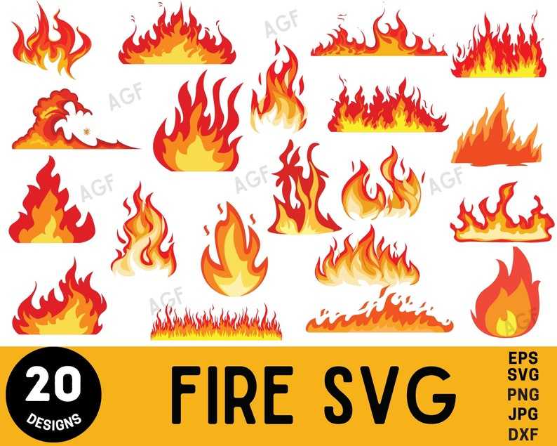Flame Svg, Fire SVG Bundle | flamesvg.store