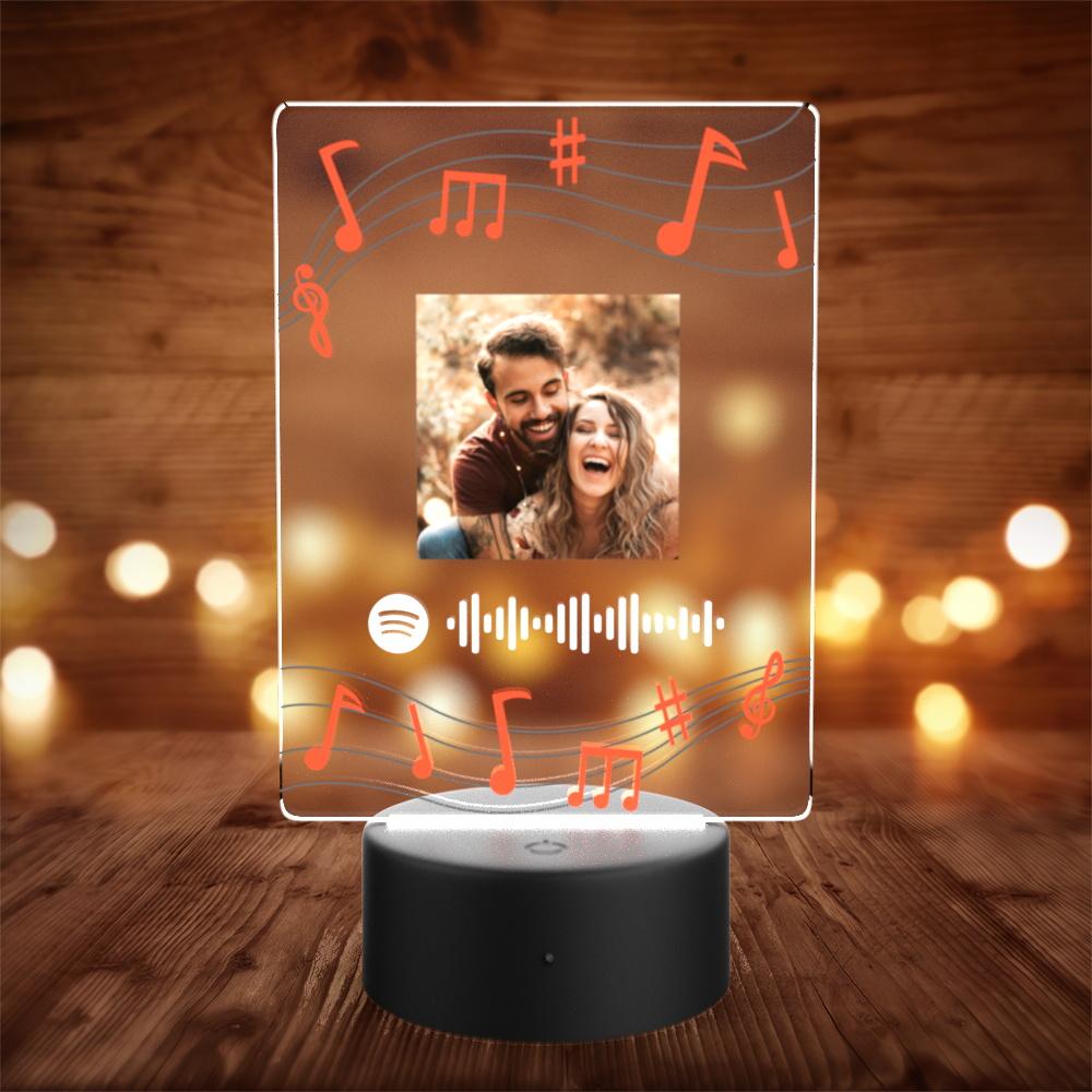 Spotify LED Lamp with 7 Colors - Finger Heart | MySpotifyGiftsUS