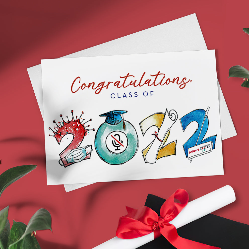 Class of 2022 Graduation Card Funny Graduation Card Graduation Gift for ...