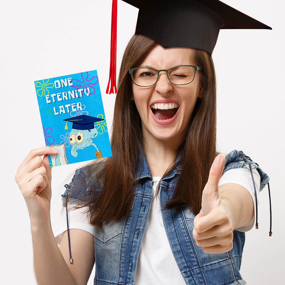 Spongebob Graduation Card Funny Graduation Card Squidward Meme Card ...