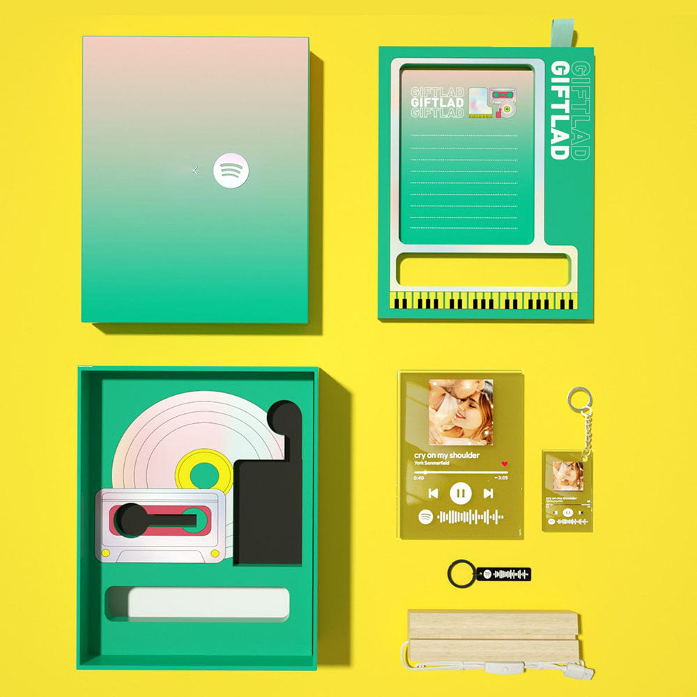 Spotify Gifts Box For Spotify Lamp Spotify Keychain | MySpotifyGiftsUS