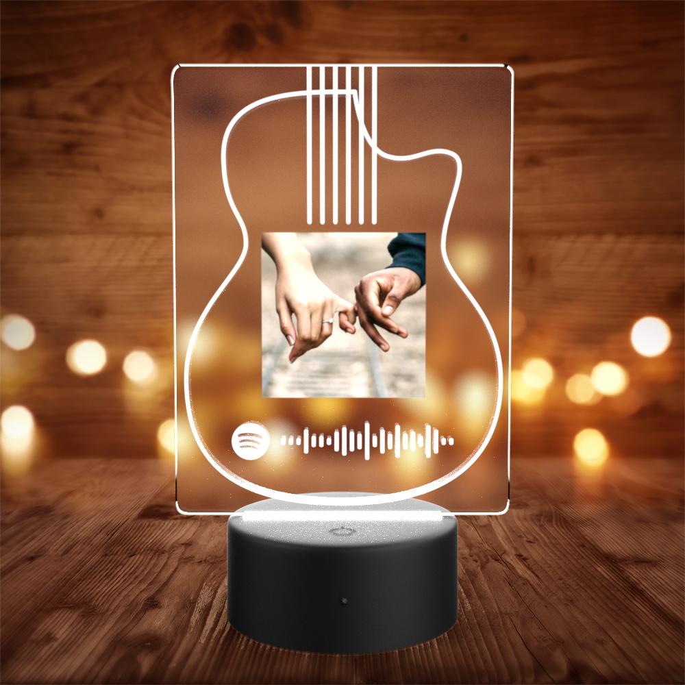 Custom Spotify Lamp with 7 Colors - Sweet Couple | MySpotifyGiftsUS