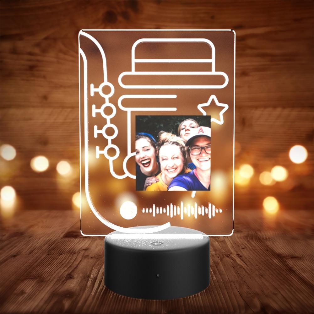 Spotify LED Lamp with 7 Colors - Finger Heart | MySpotifyGiftsUS