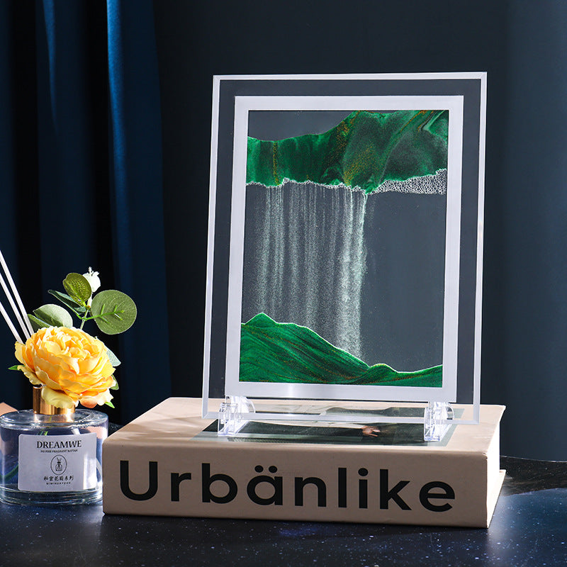 Deep Sea Moving Sand Art Rectangle Deep Sea Moving Sand Art Green ...