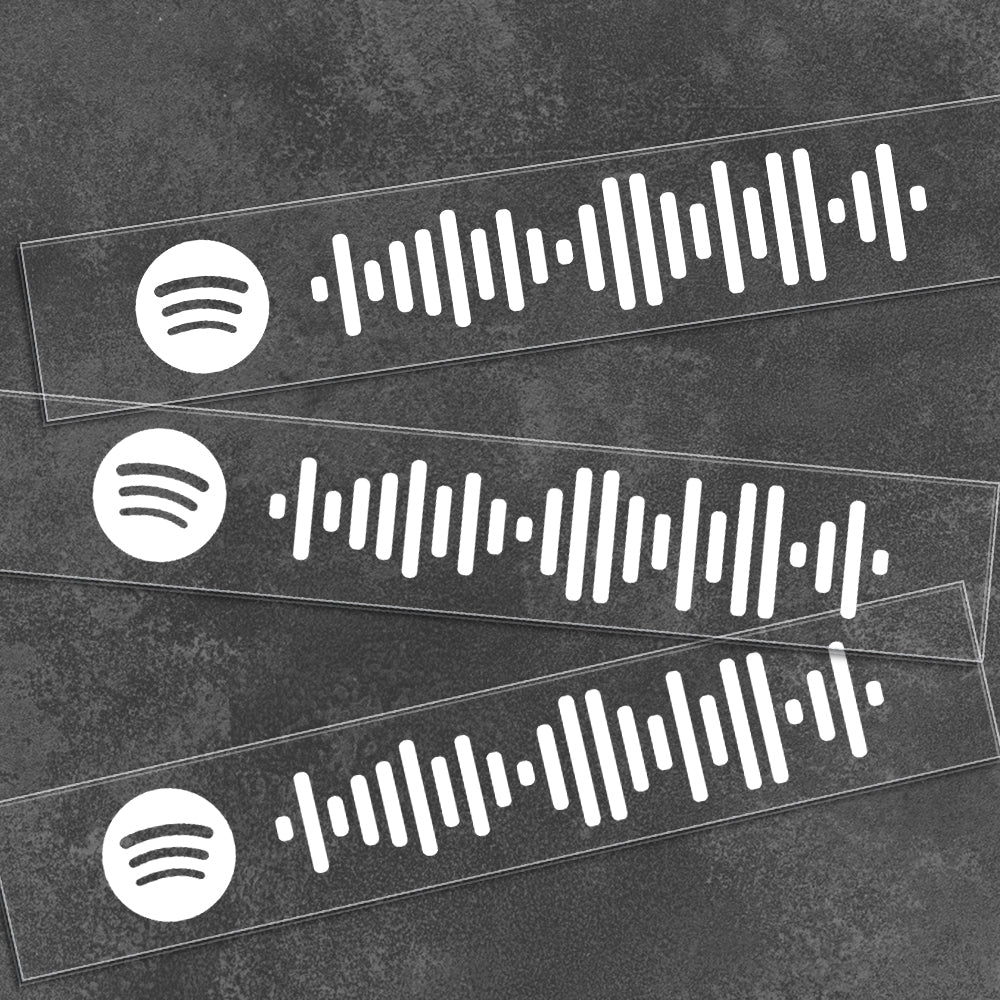 Custom Scannable Spotify Code Car Decal Sticker | MySpotifyGiftsUS