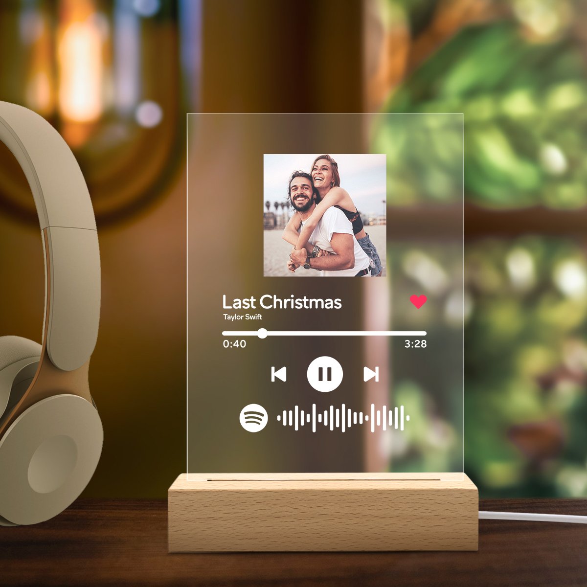 Custom Spotify Plaque Night Light - Spotify Gifts For Her ...