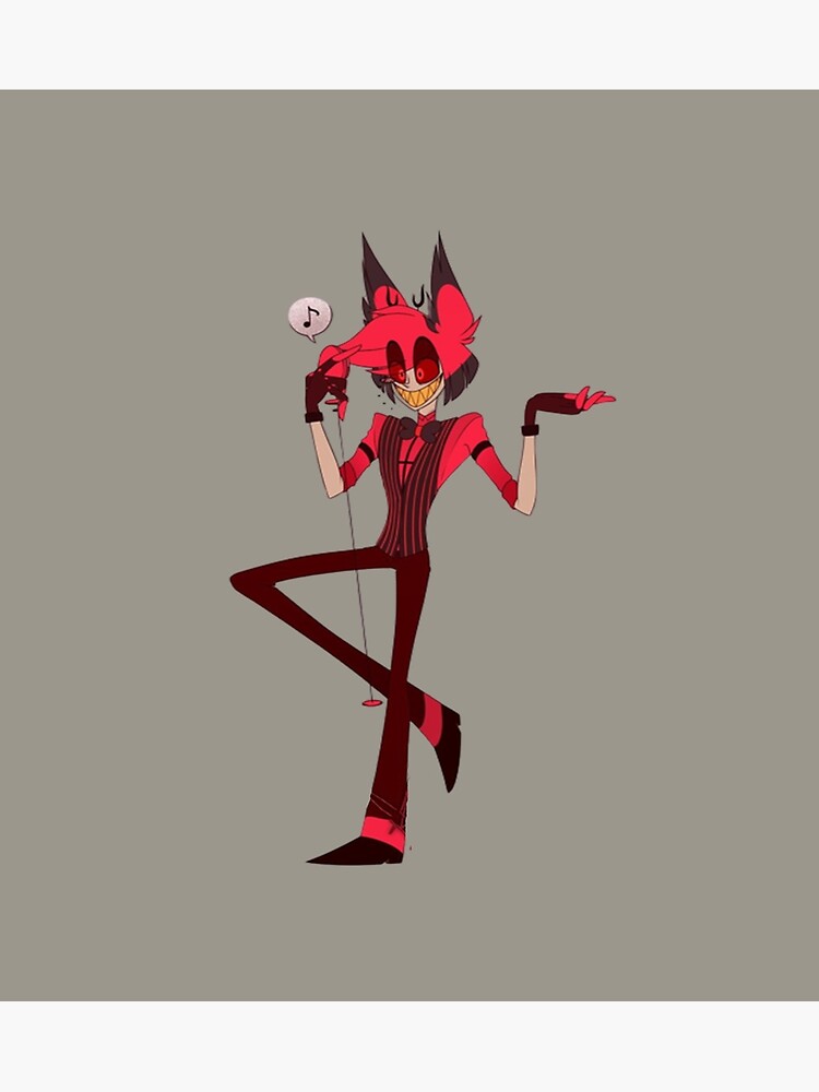Hazbin Hotel Alastor Greeting Card Gift For Fans Hazbinhotelmerch Store