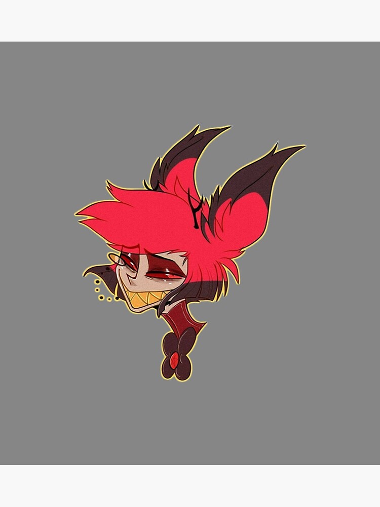 Hazbin Hotel Alastor Head Greeting Card Gift For Fans