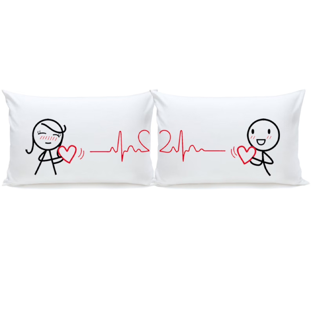 Couple Pillowcase, Valentines Day Gift for Boyfriend Husband Gift ...