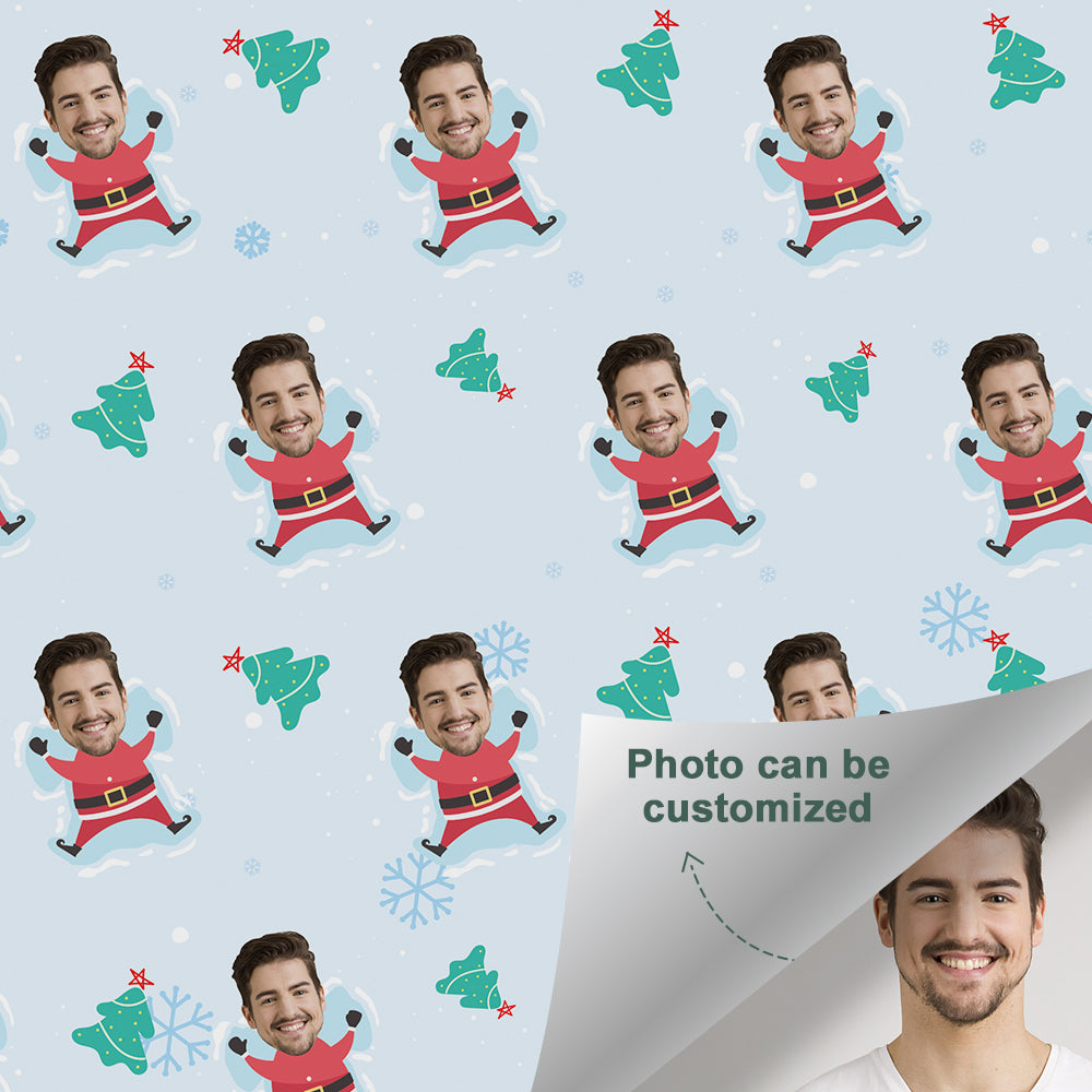 Personalized Face Photo Gift Wrap AR View | Custom Face Stickers | Face ...