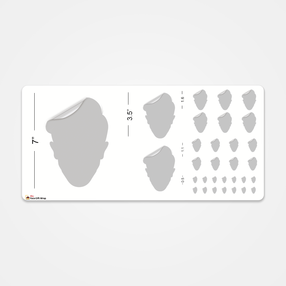 Custom Big Face Sticker Sheet Honey Girl | Custom Face Stickers | Face ...