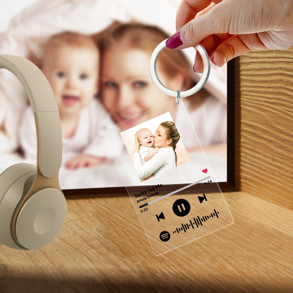 Personalized Spotify Code Music Plaque Keychain(2.1in x 3.4in) | Custom ...