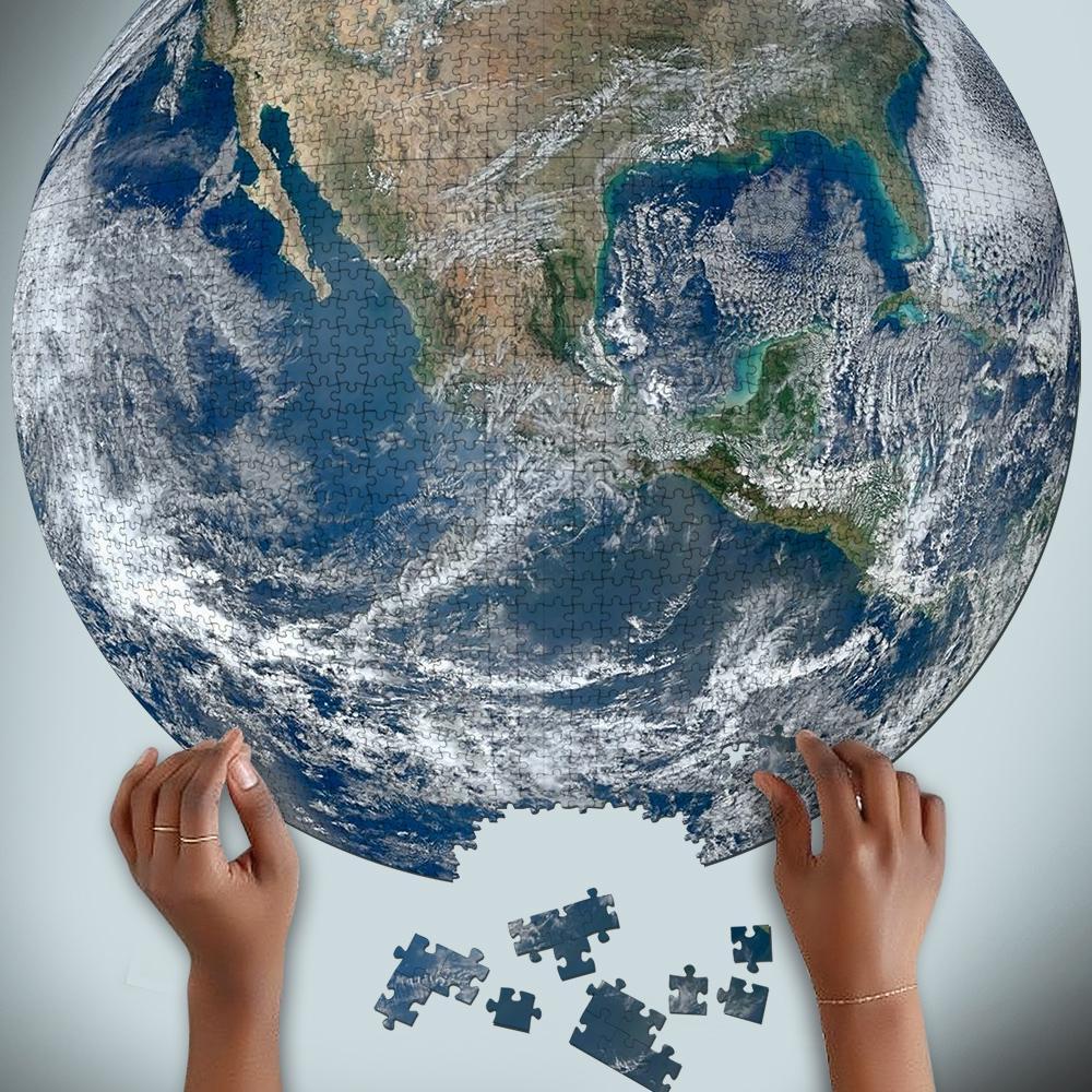 Custom Moon Jigsaw Puzzle Planet Puzzle 1000 pieces | Custom Face ...