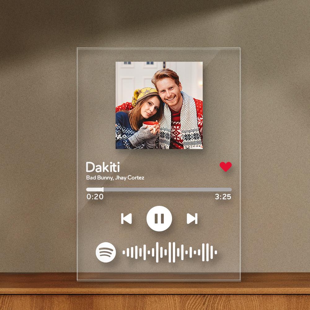 Custom Spotify Code Music Plaque - Mother's Day Gifts | Custom Face ...