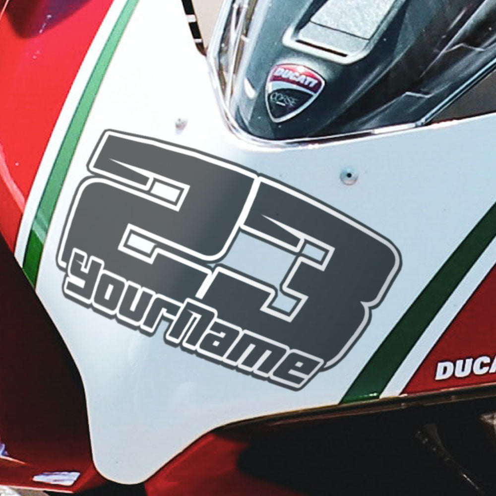 Motocross Stickers Custom Racing Numbers & Name Stickers Decals Race M ...